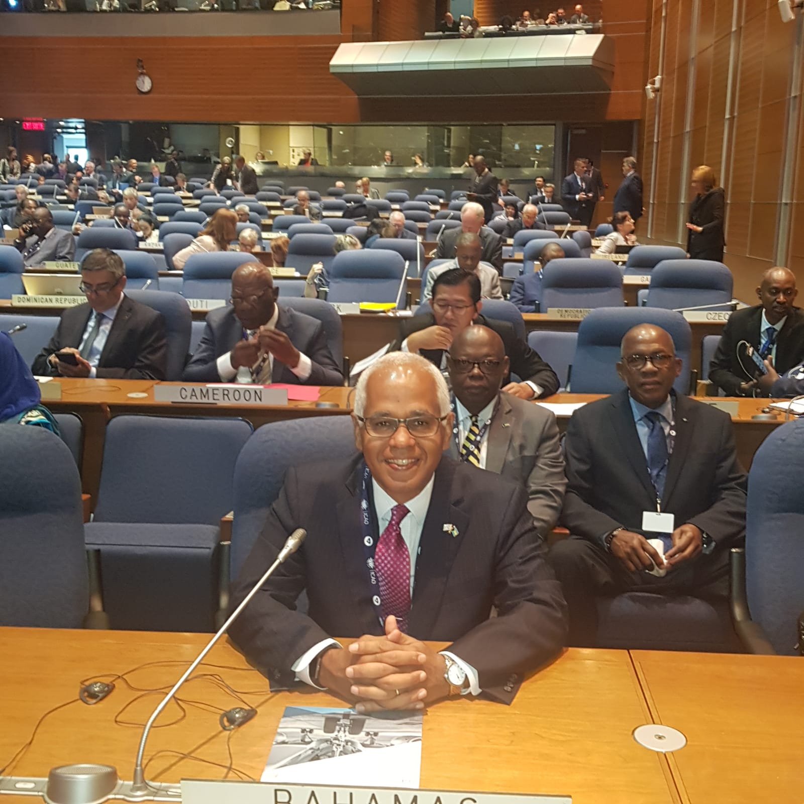 Bahamas Delegation to the 40th Assembly session of International Civil ...
